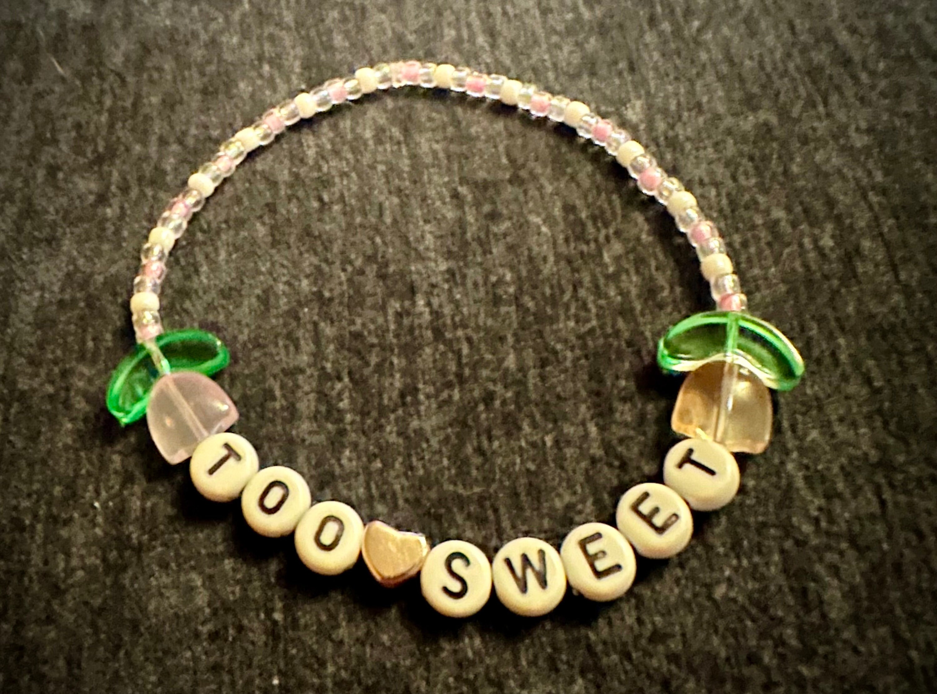 Too Sweet Friendship Bracelet With Flower Beads - Etsy