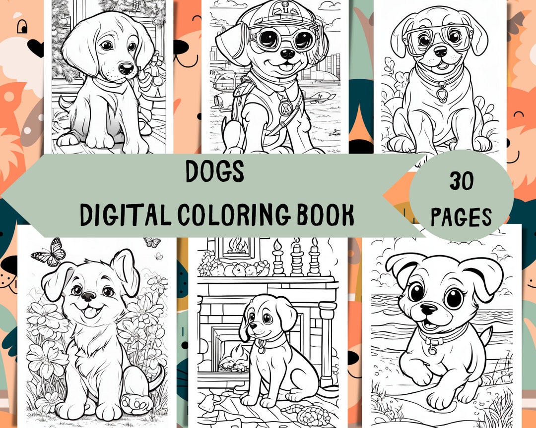 Dog Coloring Pages Puppy Coloring Pages Puppy Coloring Pages for Kids ...