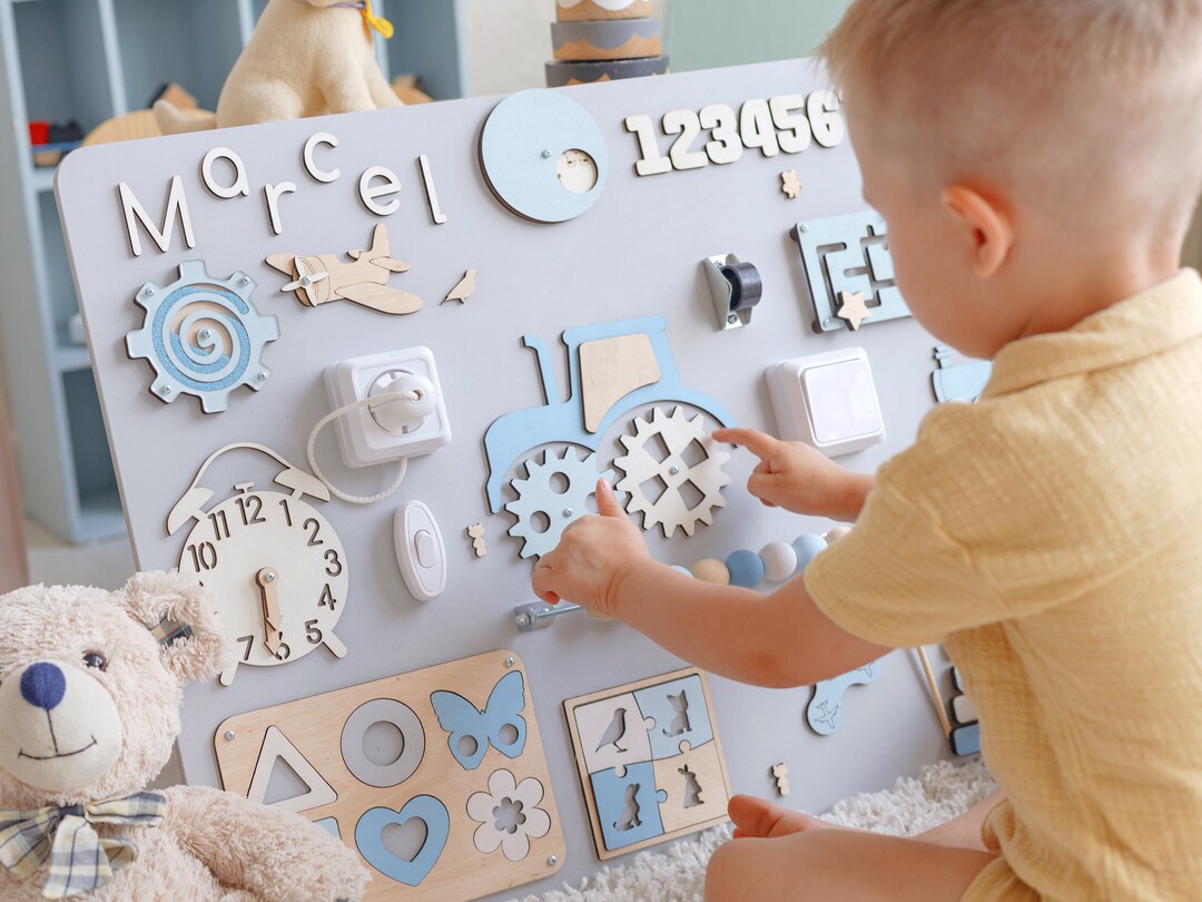 Personalized Gifts for Kids, Busy Board for Toddler, Personalized Busy ...