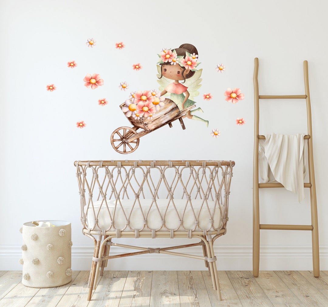 Nursery Wall Sticker, Fairy Wall Decals, Fairy Wall Stickers, Fairy ...