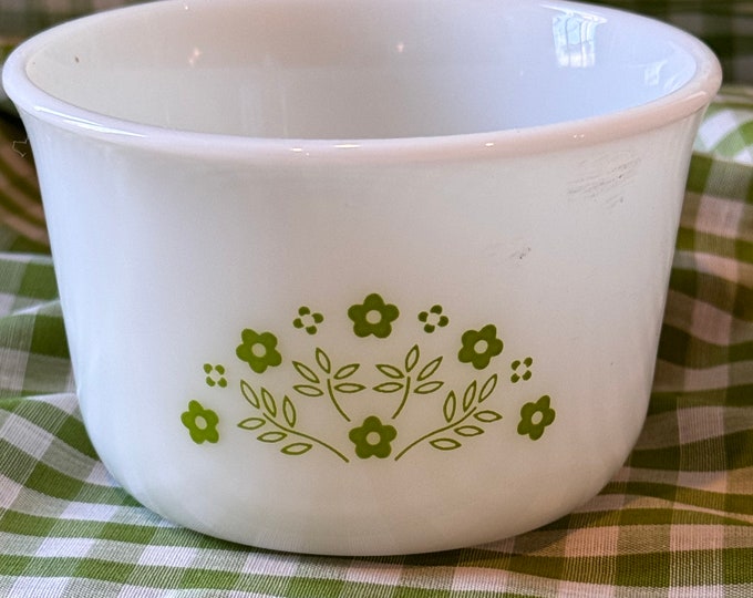Pyrex Small Bowl With Rim Custard Dish Honey Dew Pyrex Pattern Country ...