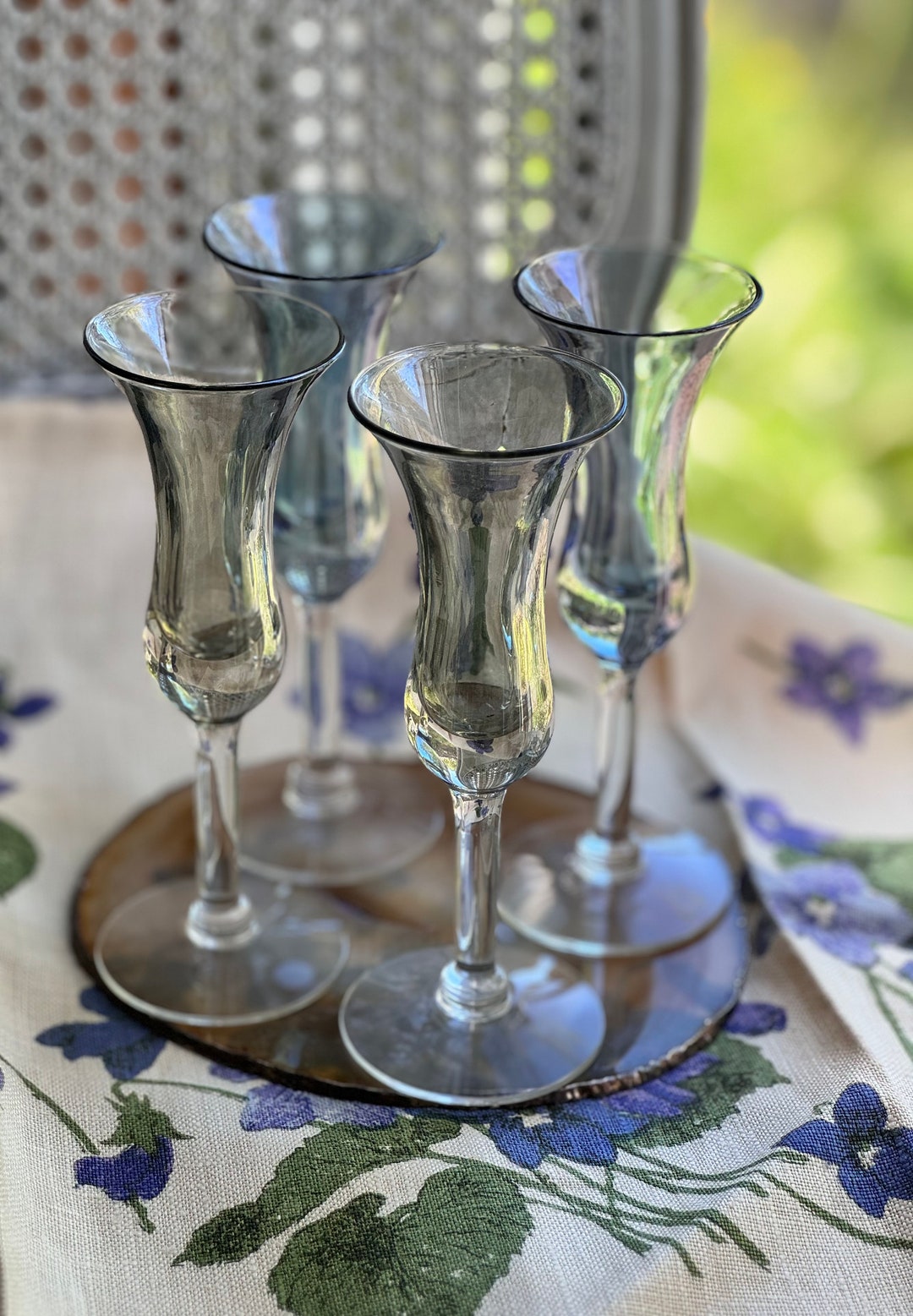 Drinkware MCM Holmegaard Aperitif Set of 4 Stemmed Shot Glasses ...