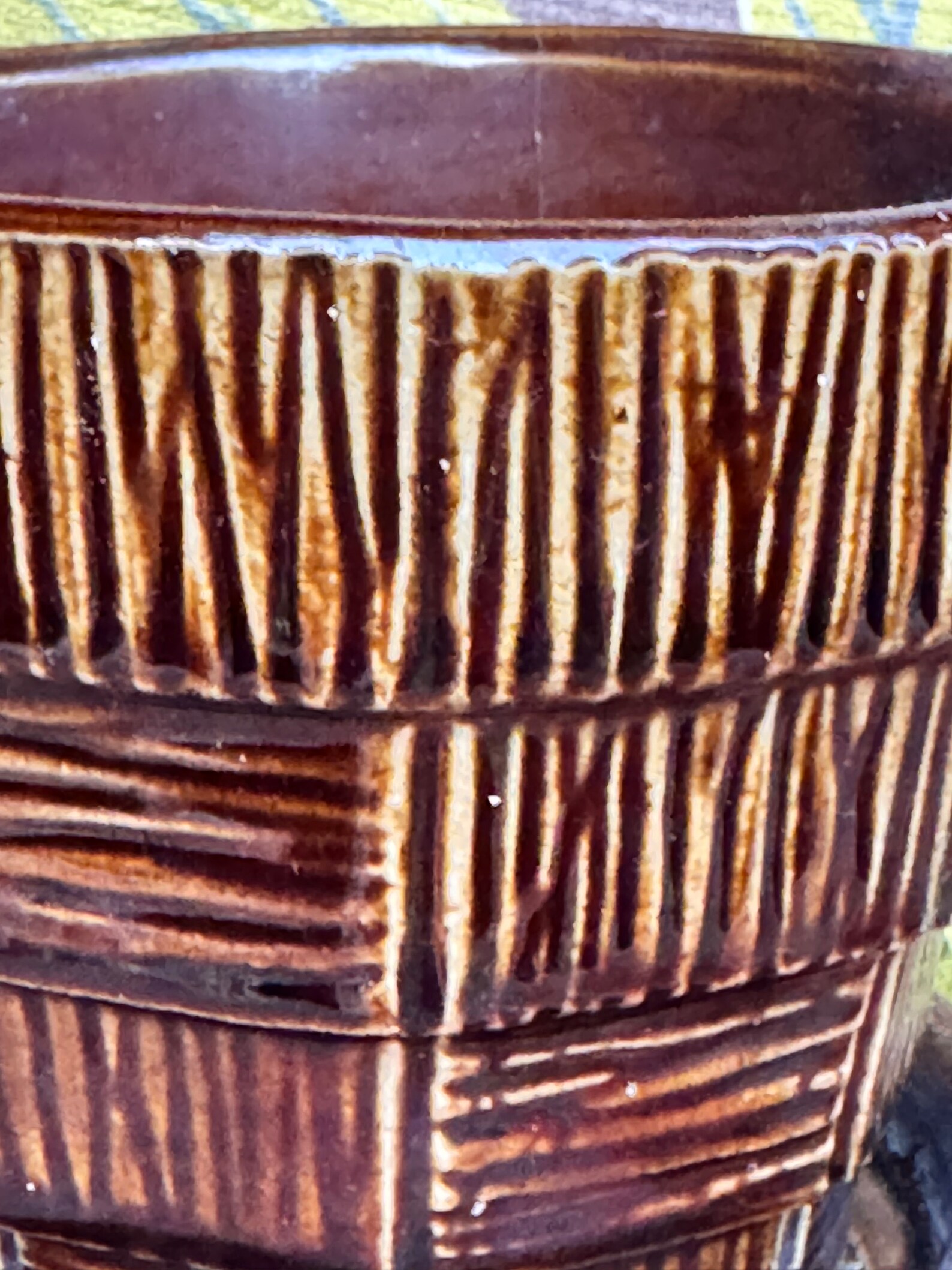 Mc Coy Planter Flower Pot Vintage Home Decor Retro Rustic Patio ...