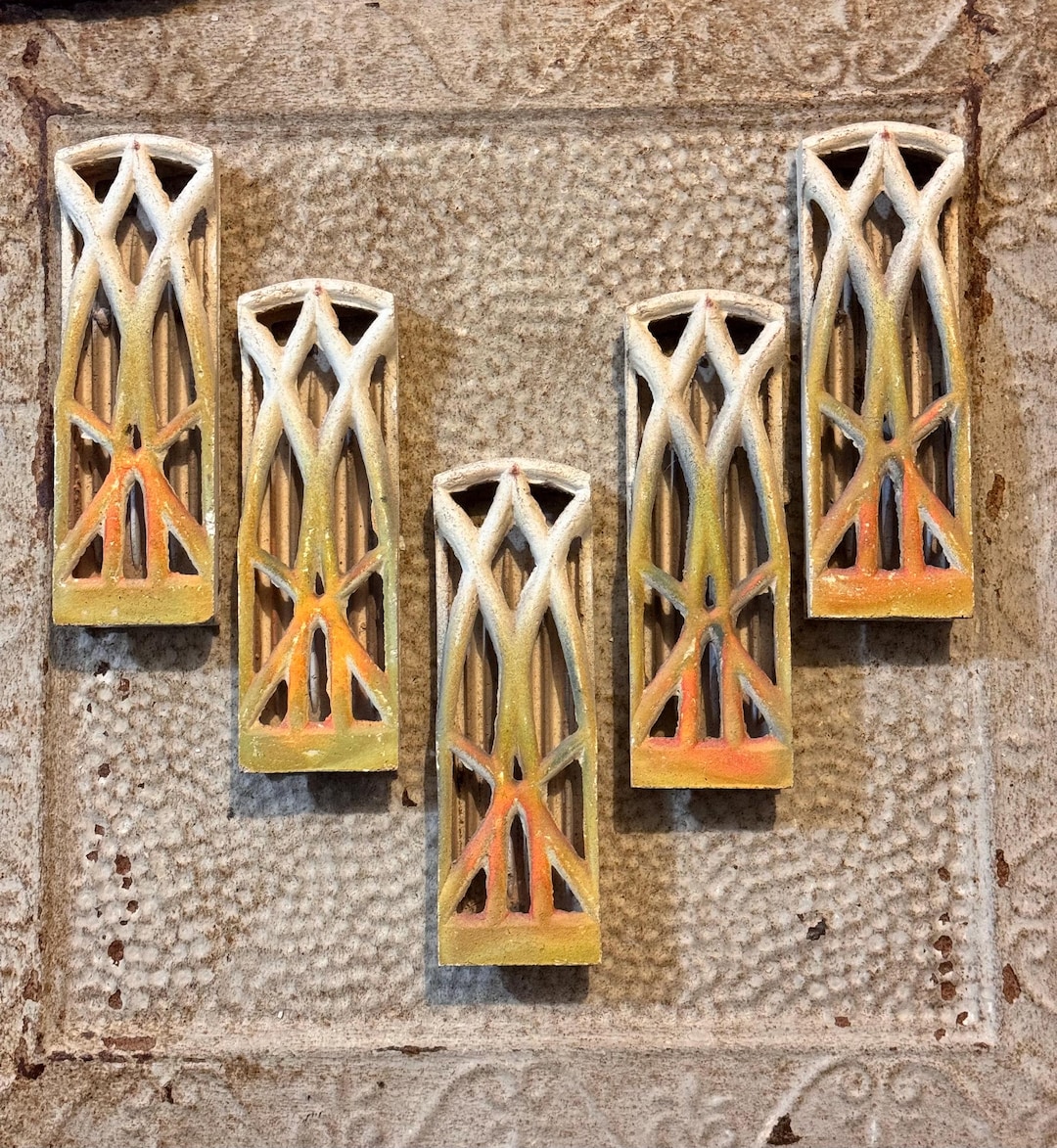 Vintage Gas Heater Radiant Ceramic Insert Grate Fire Brick ...