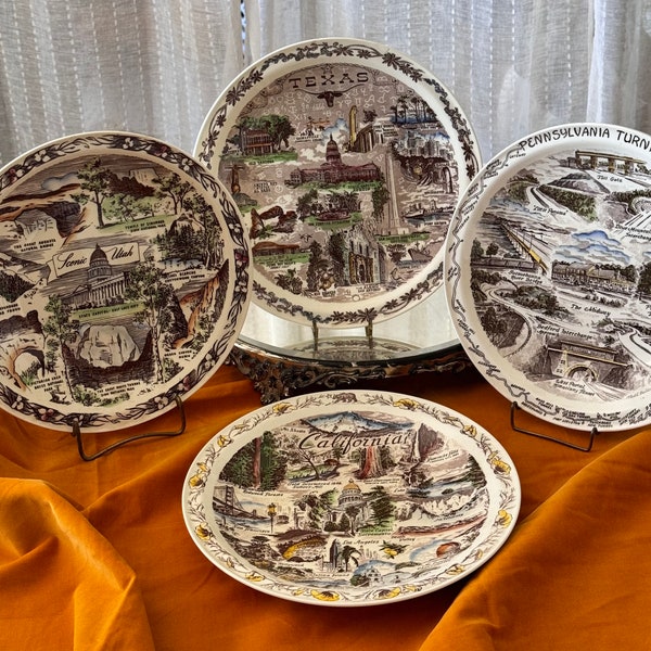 Pennsylvania Vintage Souvenir Plate - Etsy