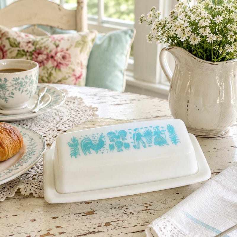Pyrex Butter Dish - Etsy