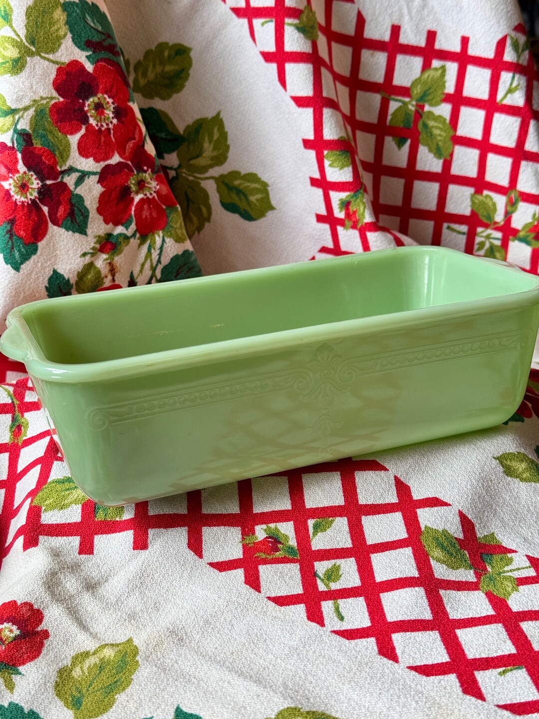 Jadite Fire King Bakeware Fire King Collectible Glass Vintage Kitchen ...