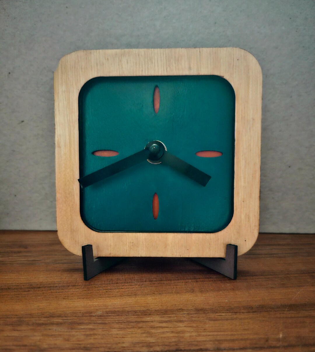 Scandi Design Mantle Clock, Desk Clock With Scandinavian Charm, Mid ...