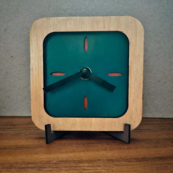 Mcm Desk Clock - Etsy