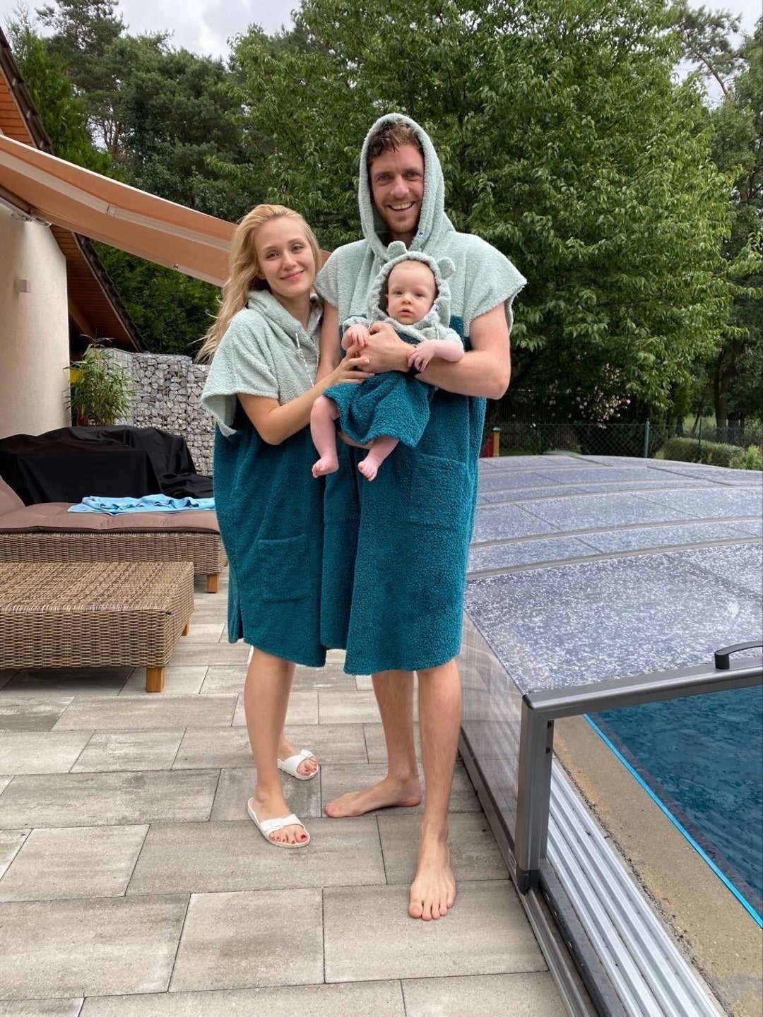 Custom Surf Poncho, Terry Cloth, Hooded Towel, Bath Towel, Aponcho ...