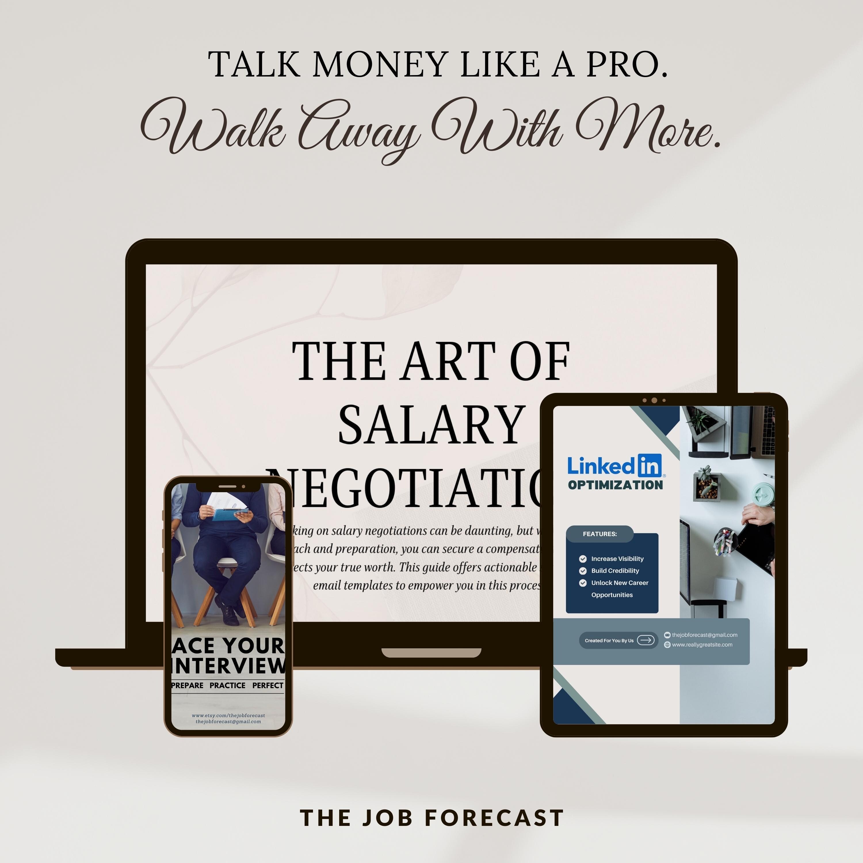 Salary Negotiation Guide PDF | Email Templates + Scripts | Job Offer ...