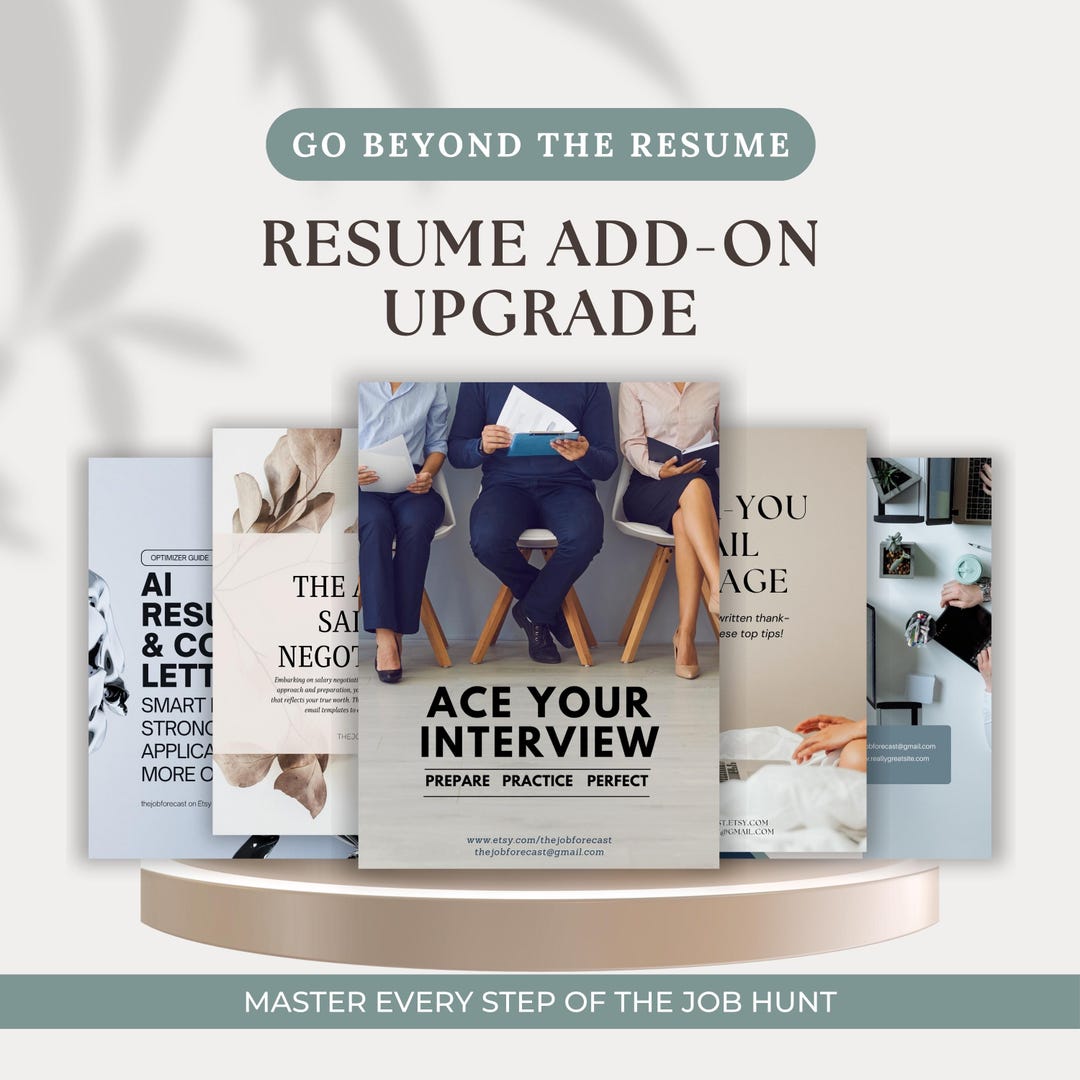 Resume Upgrade Bundle | Interview Prep, Salary Negotiation, Linkedin ...