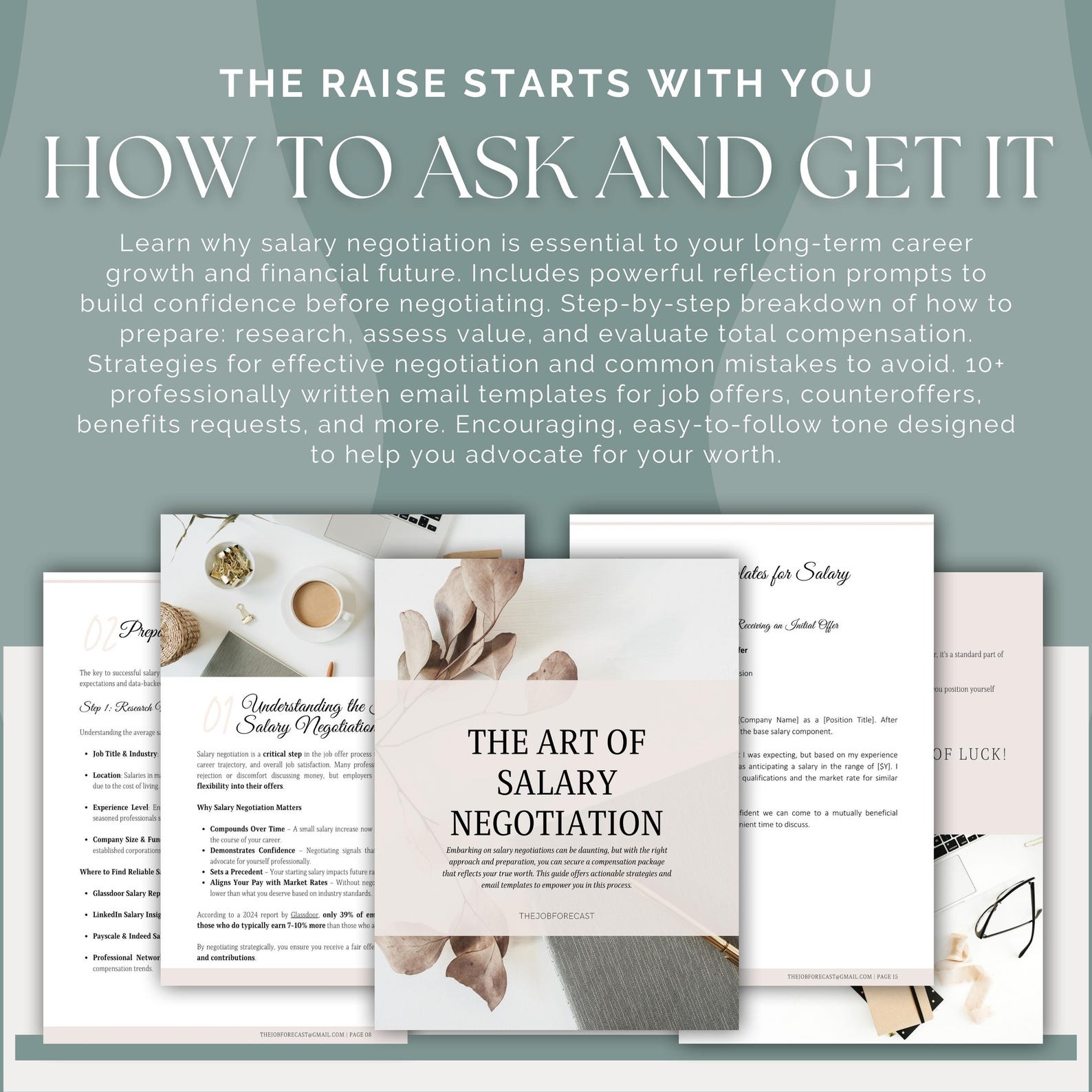 Salary Negotiation Guide PDF | Email Templates + Scripts | Job Offer ...