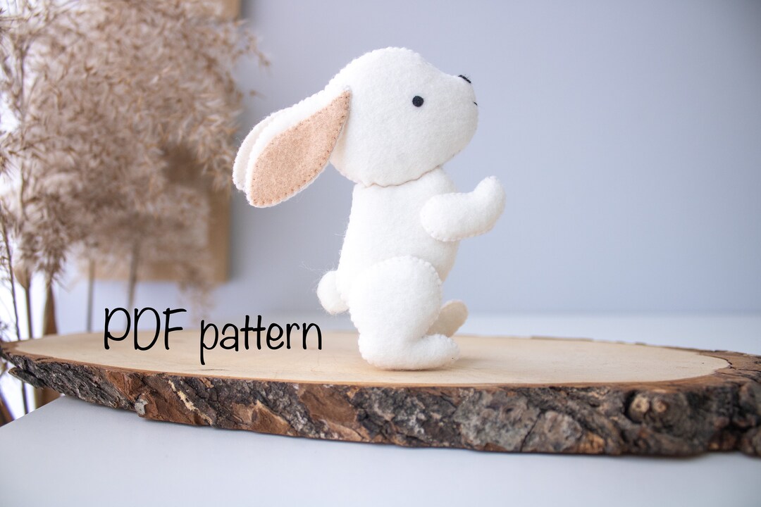 Rabbit PDF Pattern, Woodland Animal PDF Pattern, Forest Animals Sewing ...