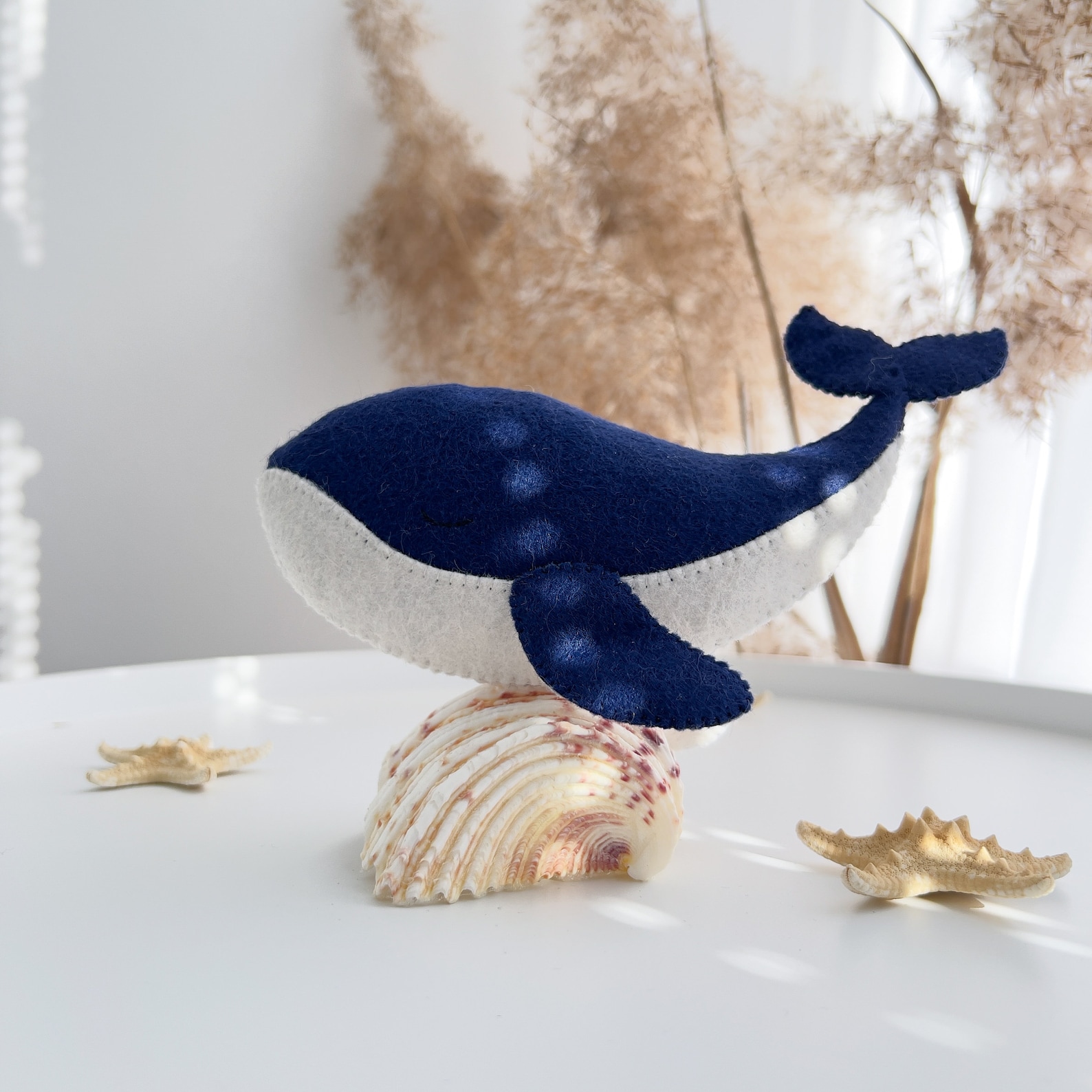 Blue Whale Easy Sewing Pattern, Felt Sea Animalpdf Pattern for Beginner ...