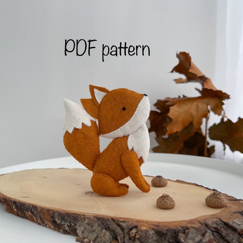 Felt Fox Ornament - Etsy