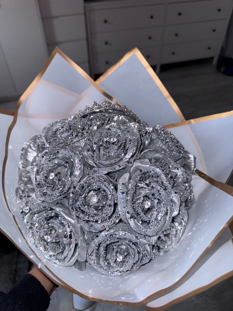 Glitter Roses - Etsy