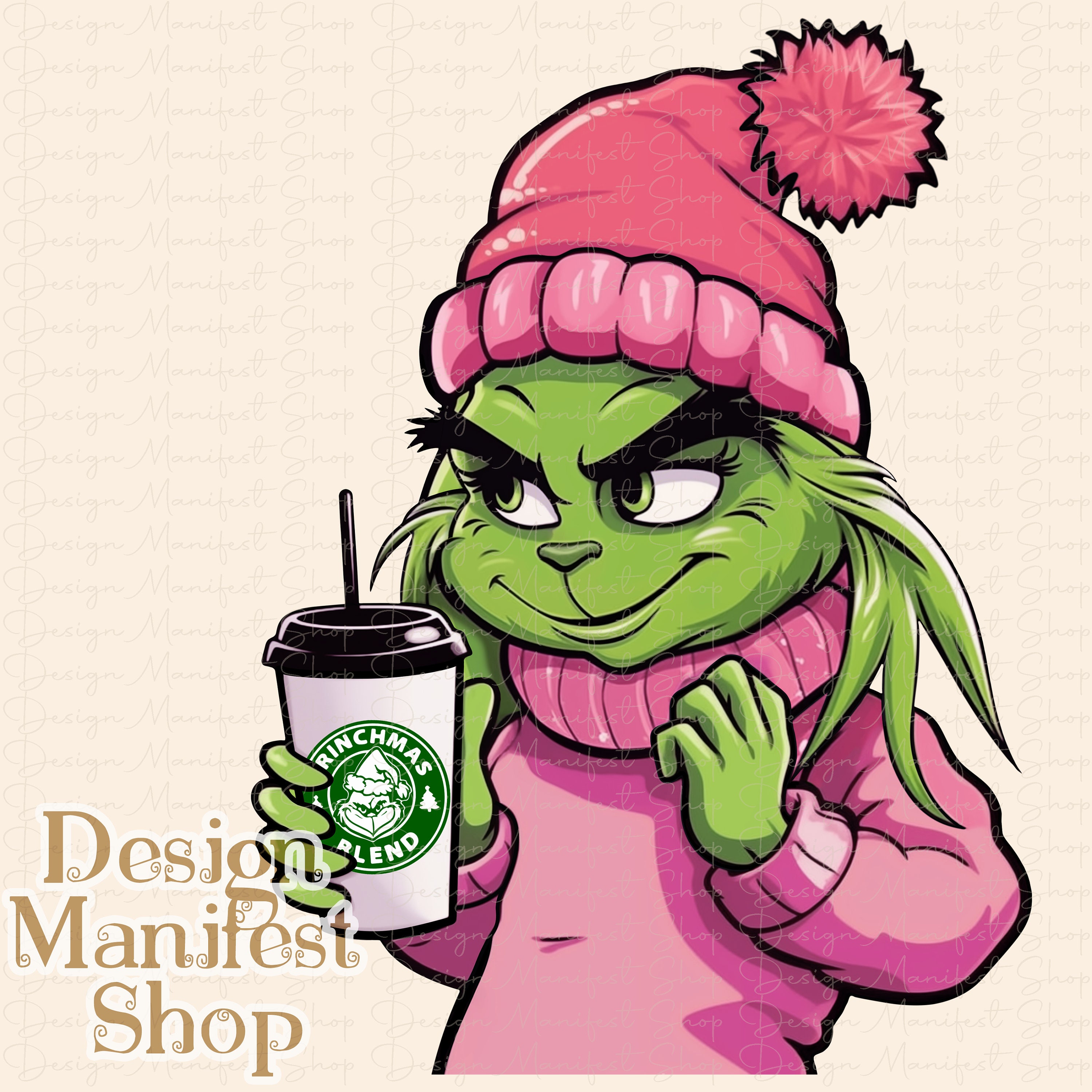 Baby Grinch PNG Cute Grinch Christmas Kids PNG Grinch Sublimation ...