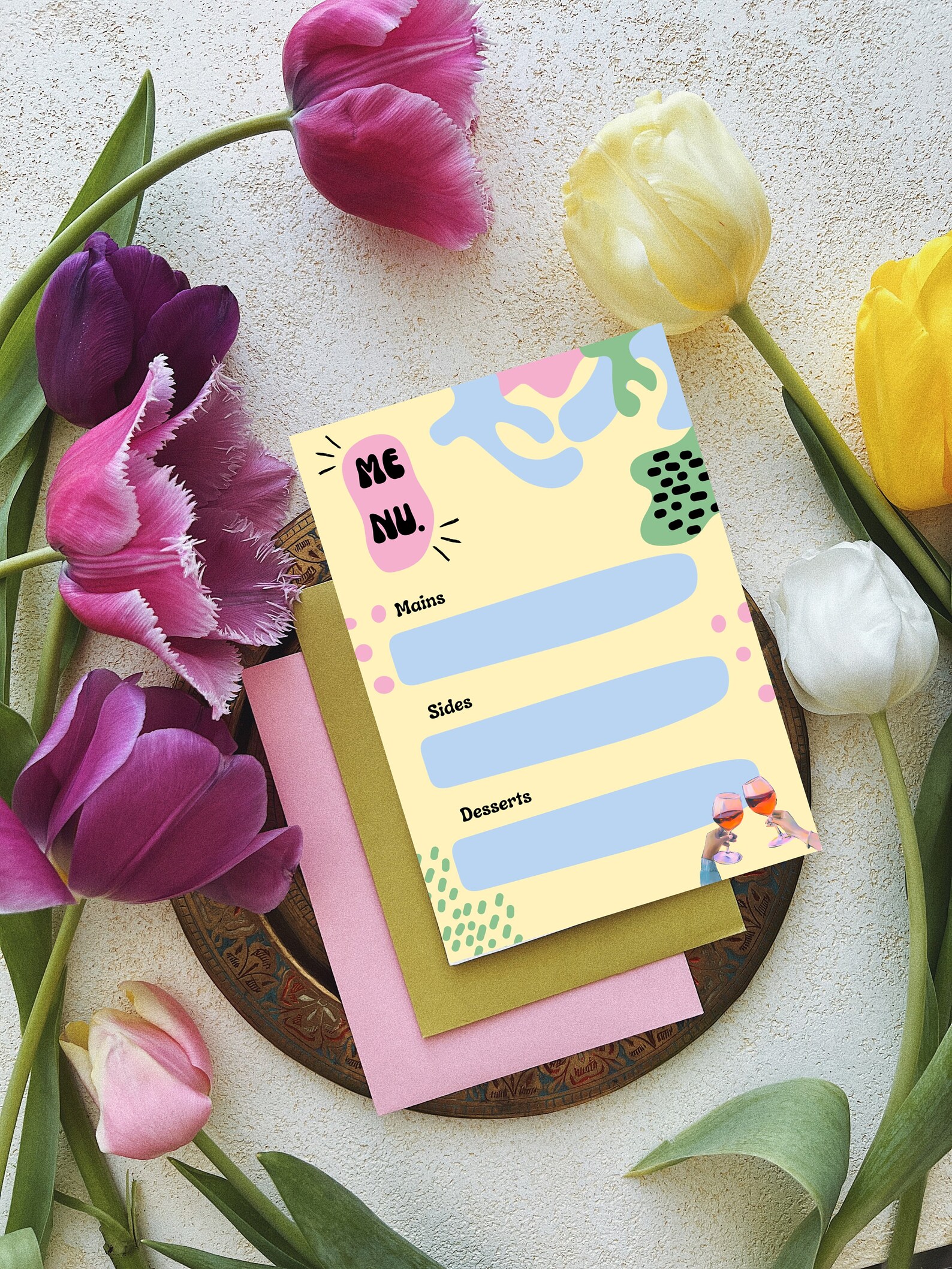 Menu Template, Wedding Menu, Event Menu, Printable Menu, Wedding Table ...