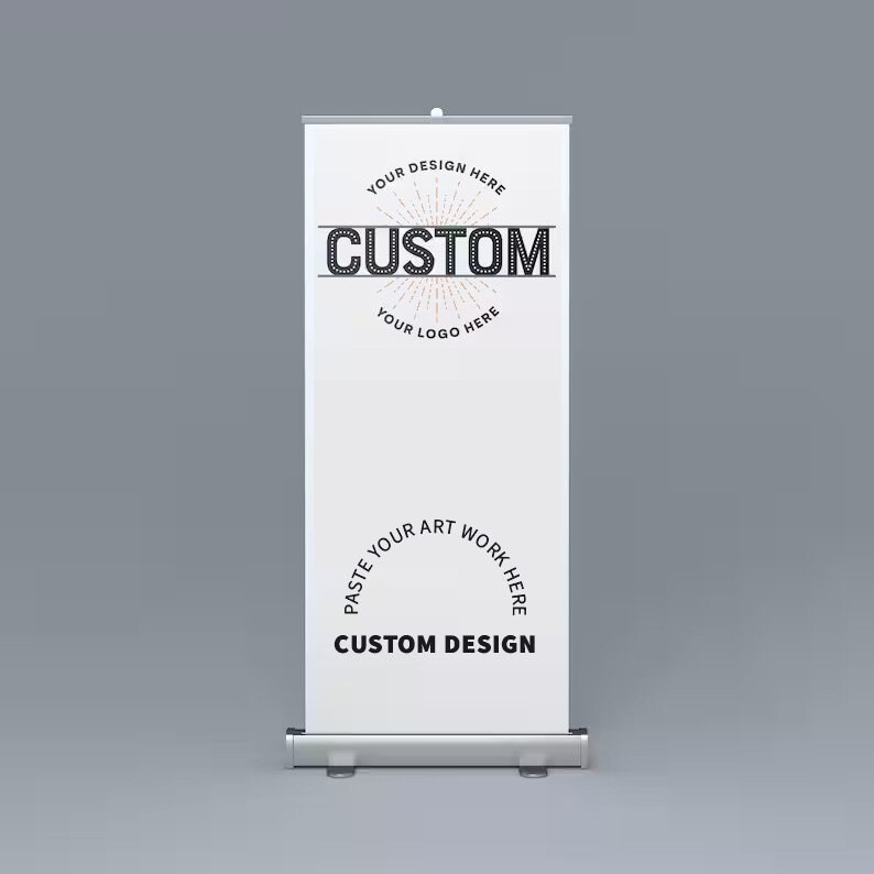 Roller Banner Display Stand Custom Printed Pull Pop up Sign Display for ...