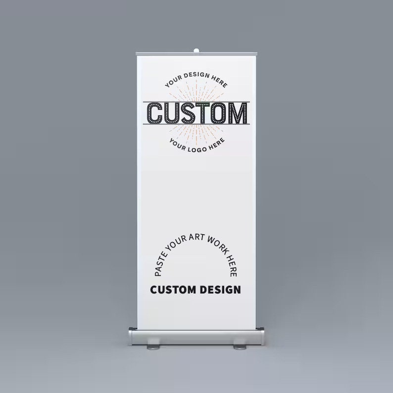 Roller Banner Display Stand Custom Printed Pull Pop up Sign Display for ...