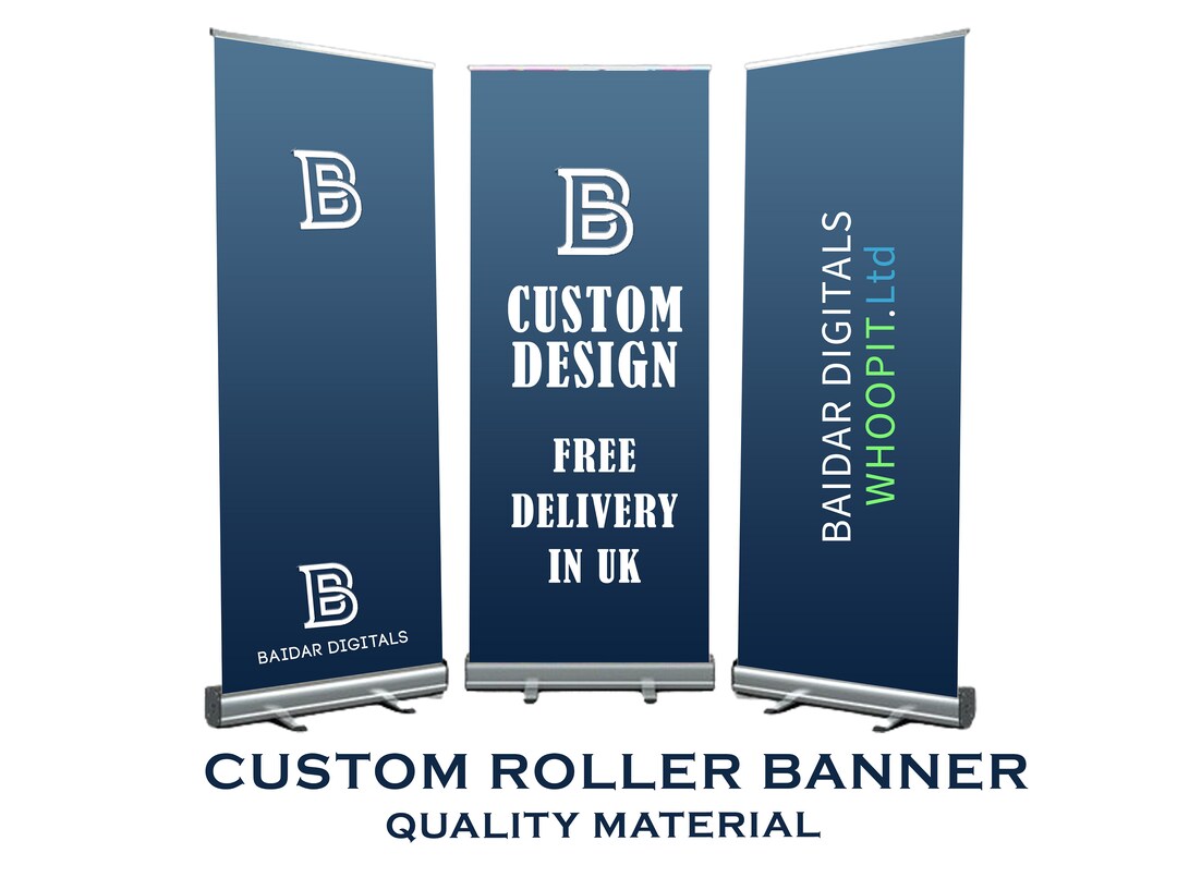 Roller Banner Display Stand Custom Printed Pull Pop up Sign Display for ...