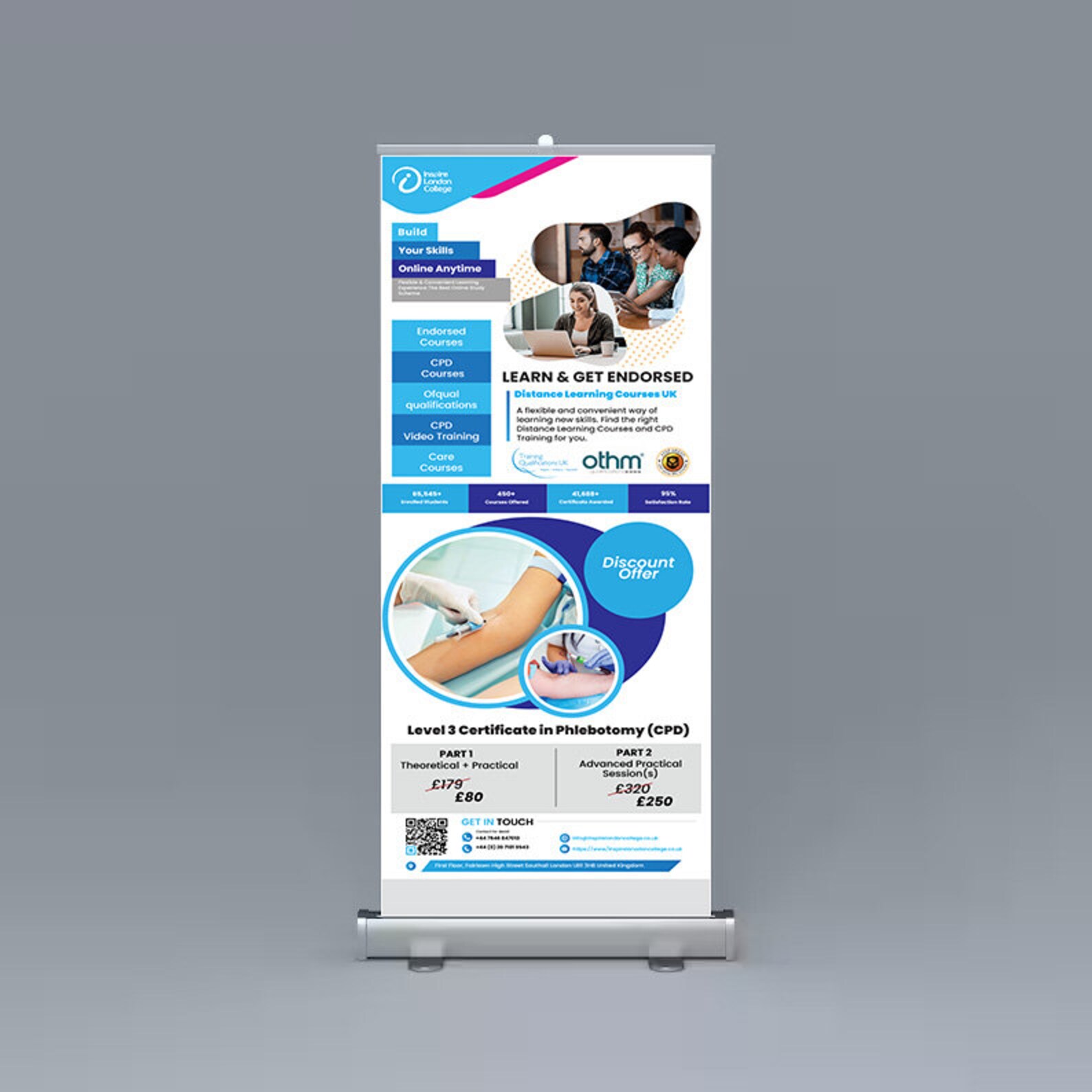 Roller Banner Display Stand Custom Printed Pull Pop up Sign Display for ...