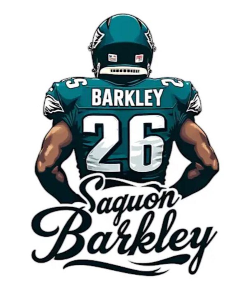 Saquon Barkley SVG Philadelphia Eagles PNG - Etsy