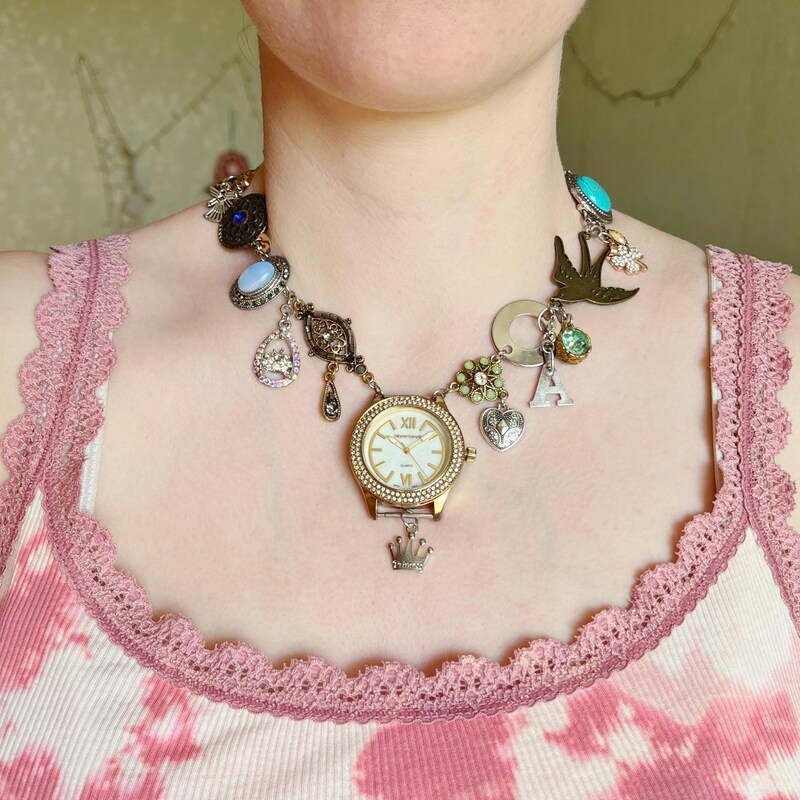 Watch Necklace - Etsy