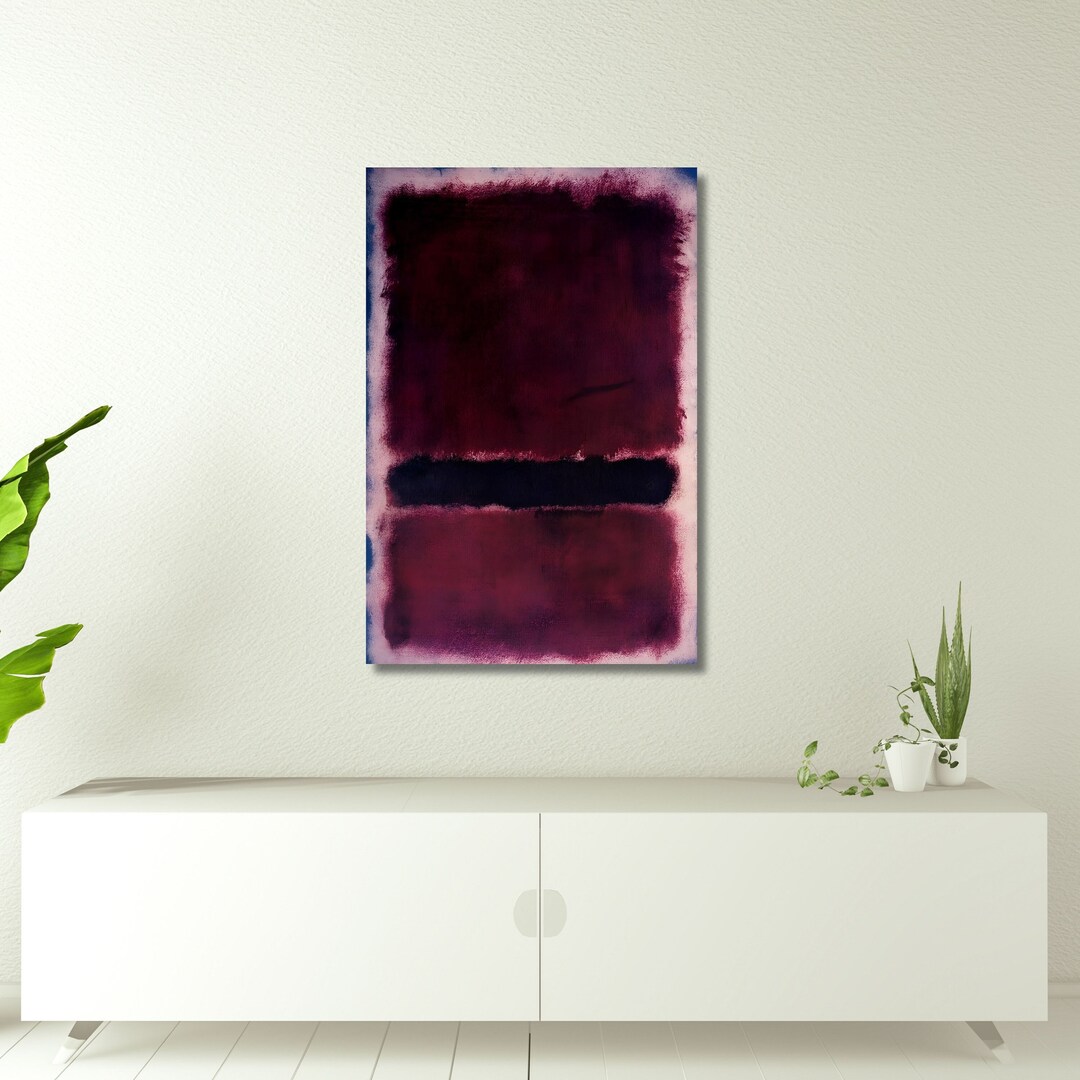 Mark Rothko Canvas, Mark Rothko Wall Art, Rothko Abstract, Rothko ...
