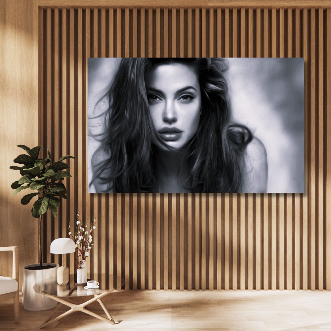 Angelina Jolie Canvas Art, Angelina Jolie Wall Art, Angelina Jolie ...
