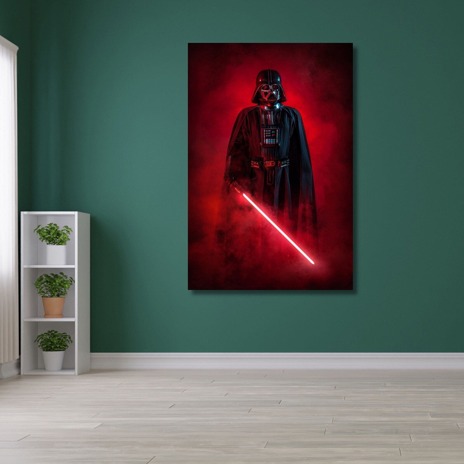 Darth Vader Poster, Starwars Darth Vader Print on Canvas, Starwars ...