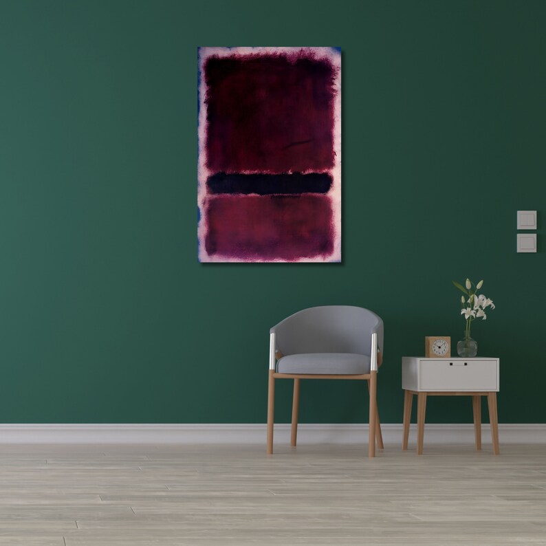 Mark Rothko Canvas, Mark Rothko Wall Art, Rothko Abstract, Rothko ...