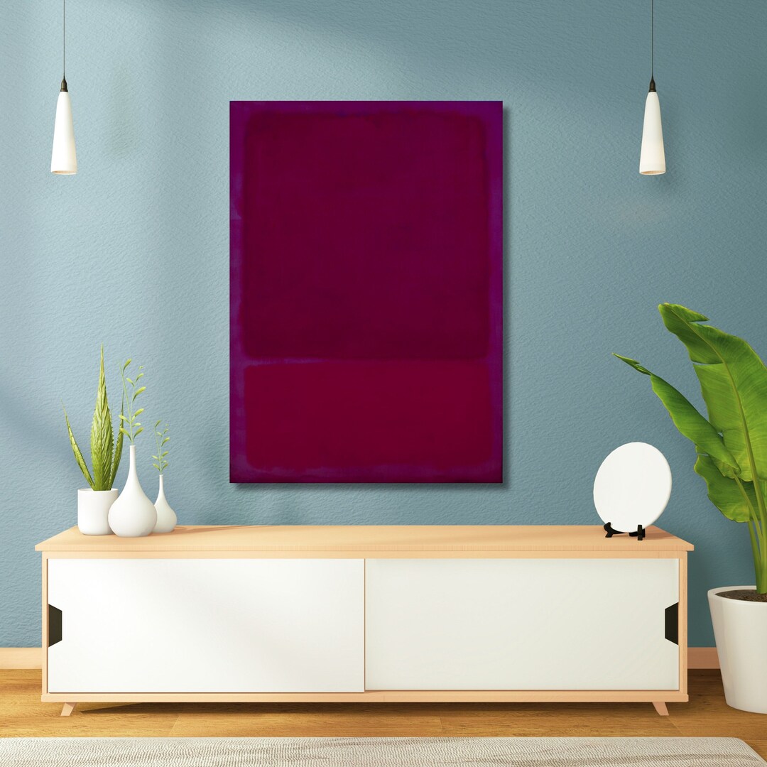 Mark Rothko Canvas, Mark Rothko Wall Art, Rothko Abstract, Rothko ...