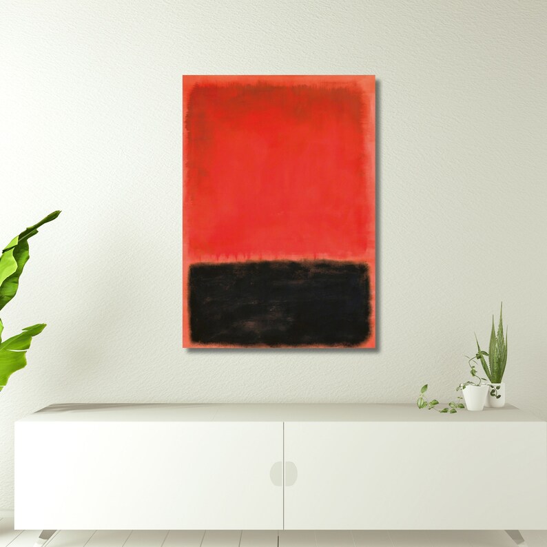 Mark Rothko Canvas, Mark Rothko Wall Art, Rothko Abstract, Rothko ...