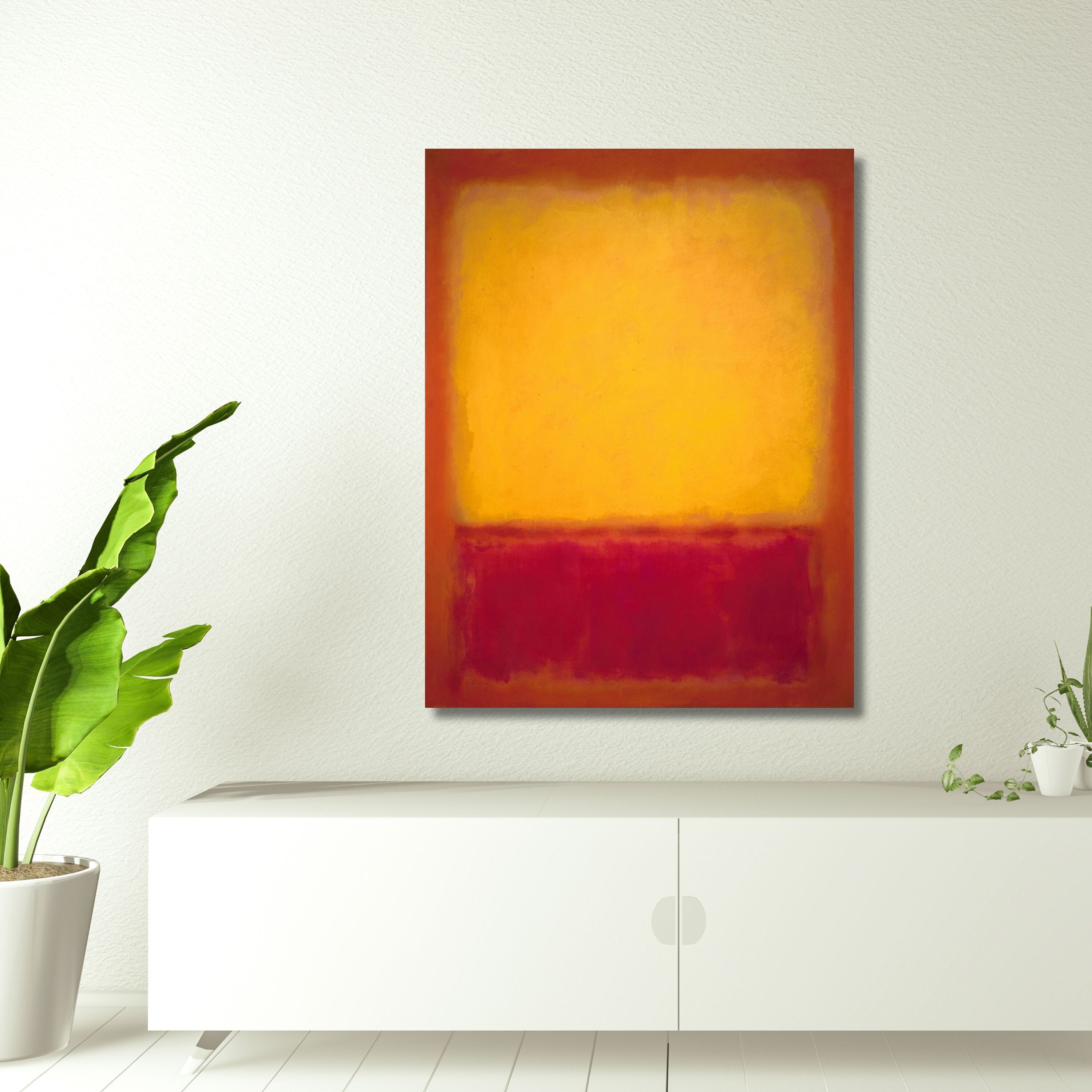 Mark Rothko Canvas Mark Rothko Wall Art Rothko Abstract - Etsy