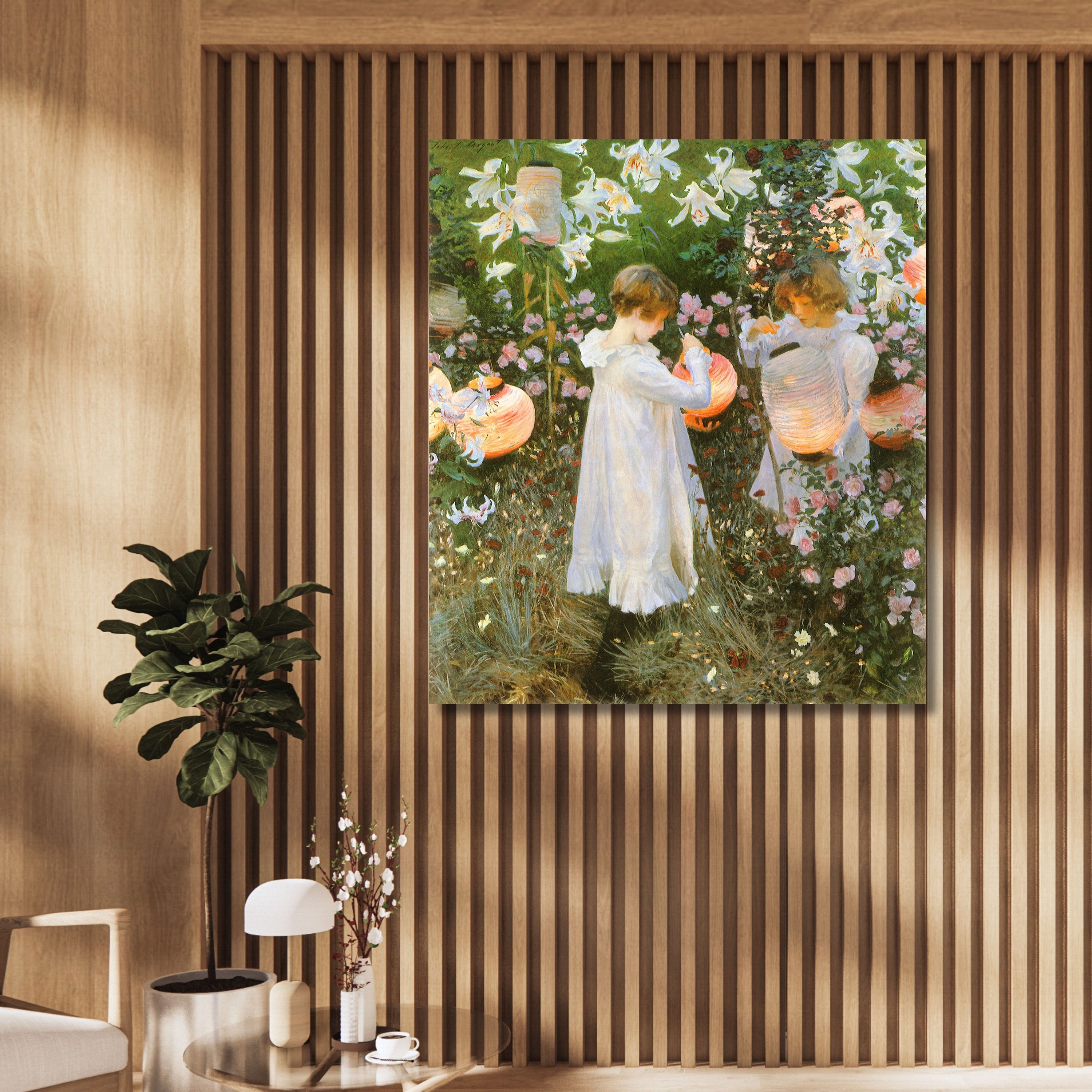 John Singer Sargent-carnation Lily Lily Rose 1885 Canvas, John Singer ...