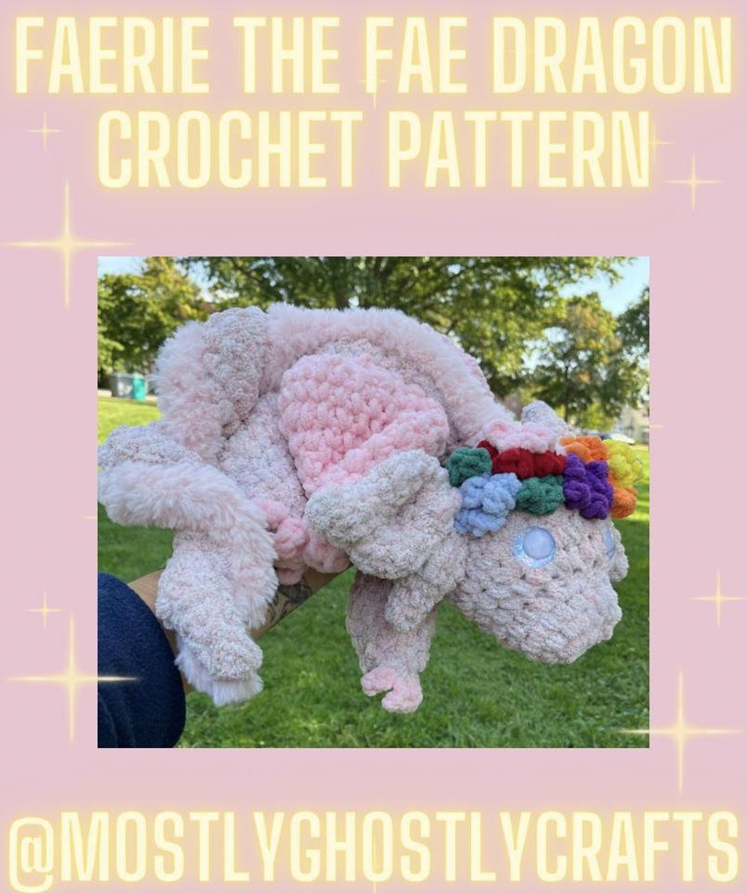 Faerie the Baby Fae Dragon Crochet Pattern - Etsy