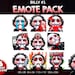 9 Turkey Thanksgiving Emotes Bundle Pack - Twitch, Youtube, Discord ...