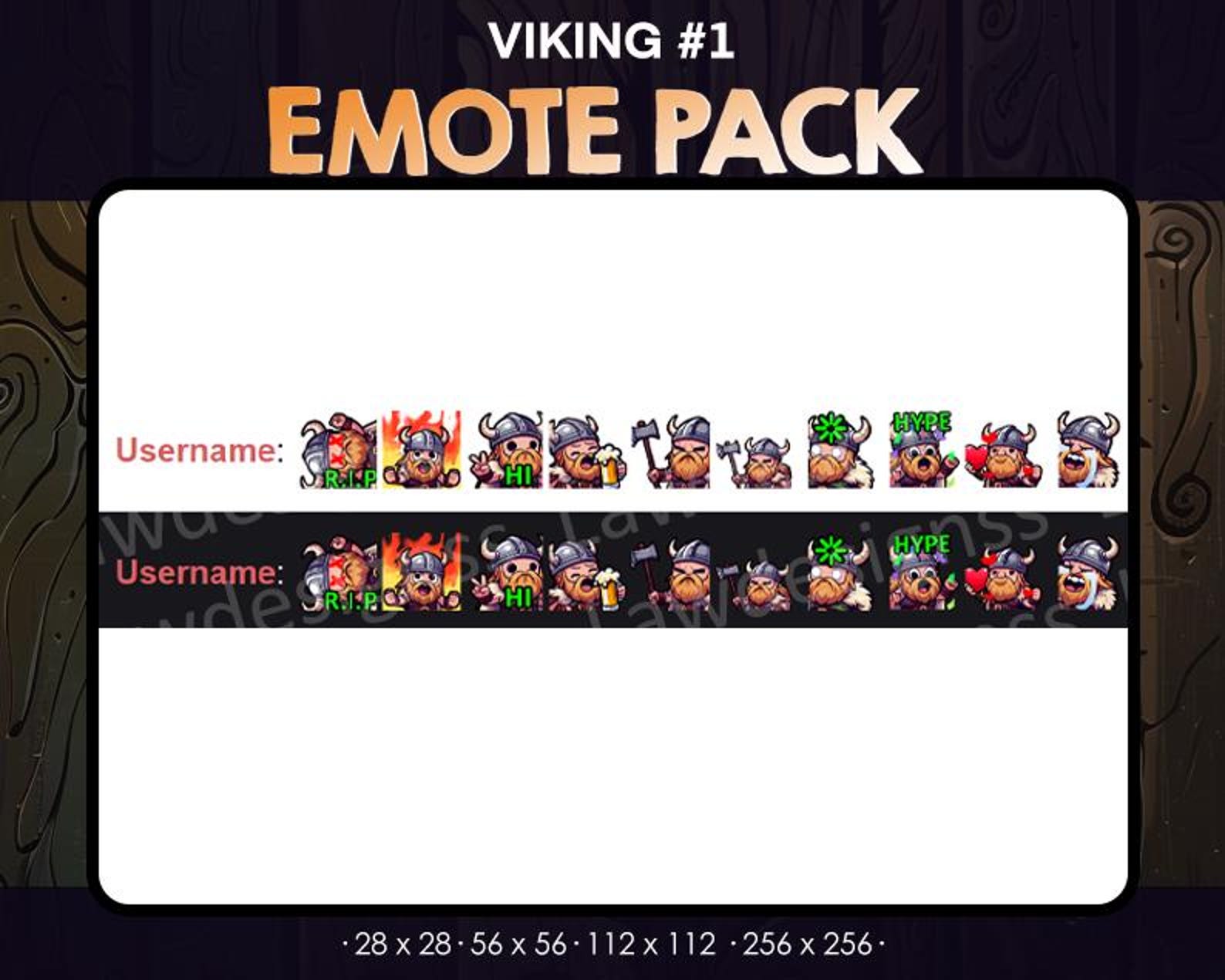 9 Viking Emotes Bundle Pack - Twitch, Youtube, Discord | Vikings ...