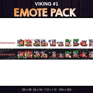 Viking Emotes Bundle – Twitch, Discord, Youtube (digital Download) - Etsy