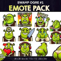 Animated Shrek Twerking Emote: Funny GIF for Twitch & Discord - Etsy