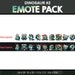 Cute Dino Emotes Bundle - Twitch, Discord, Youtube (digital Download ...