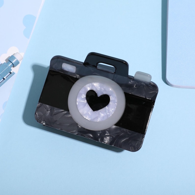 Camera Hair Clip, Photographer Gift - Etsy