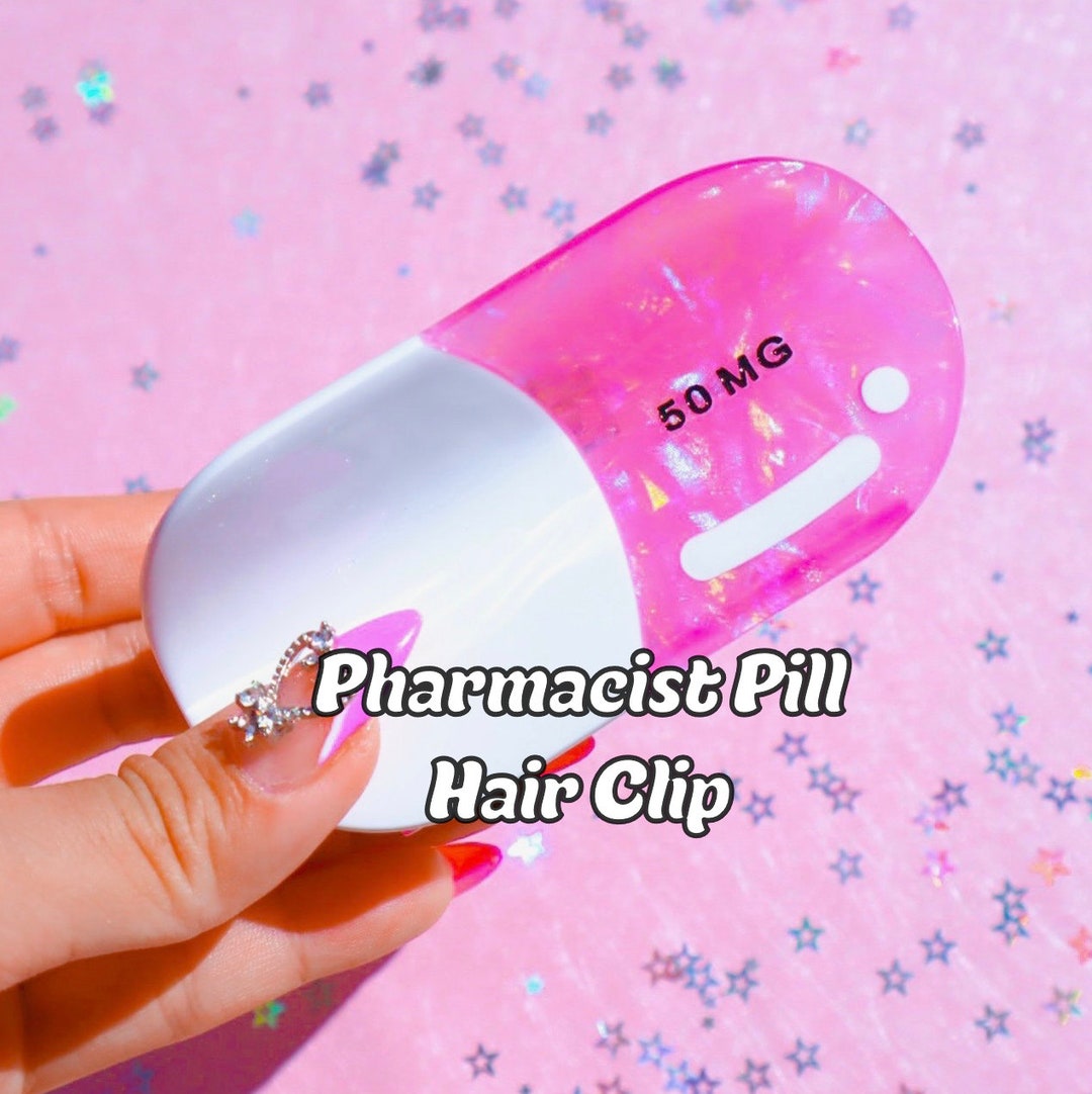 Pharmacist Tech, Doctor, Pill Hair Clip, Pharmacy - Etsy