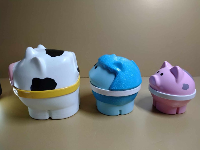 Little Tikes Farm Nesting Animals Stacking Toy Cow Sheep & - Etsy