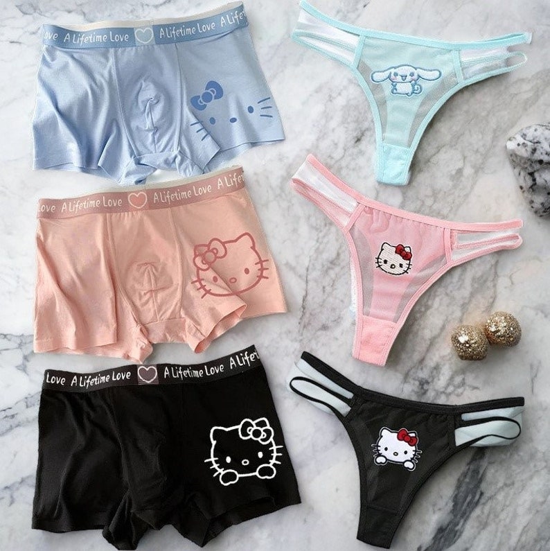 Sanrio Hello Kitty Underwear Matching Couples Designs - Etsy New Zealand