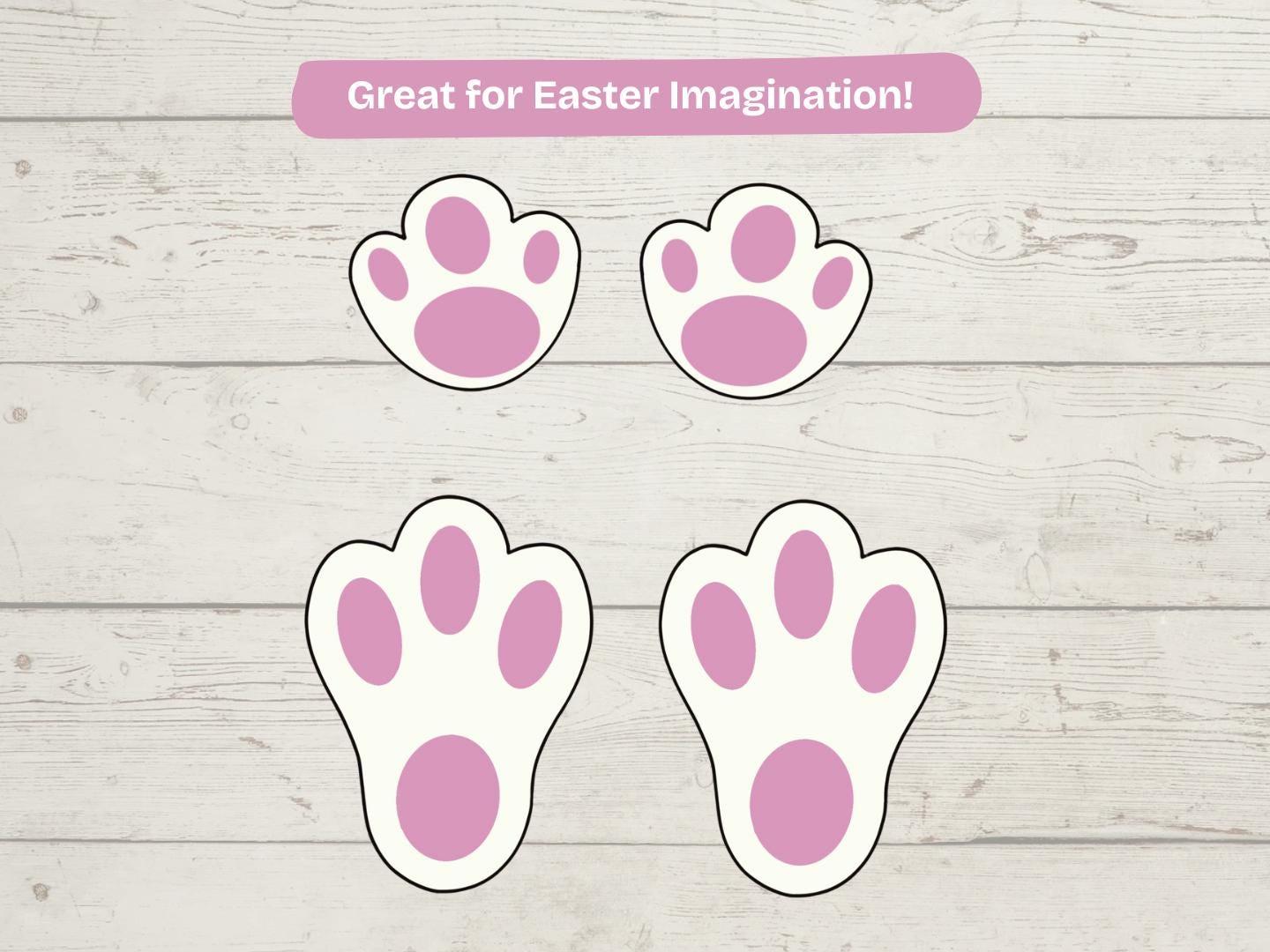 Printable Easter Bunny Footsteps for Any Easter Activity! Instant ...