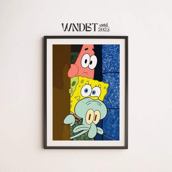 Spongebob Poster - Etsy