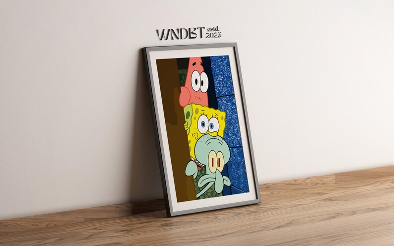 FULL HD Spongebob Poster 600 Dpi Resolution Cartoon Poster - Etsy